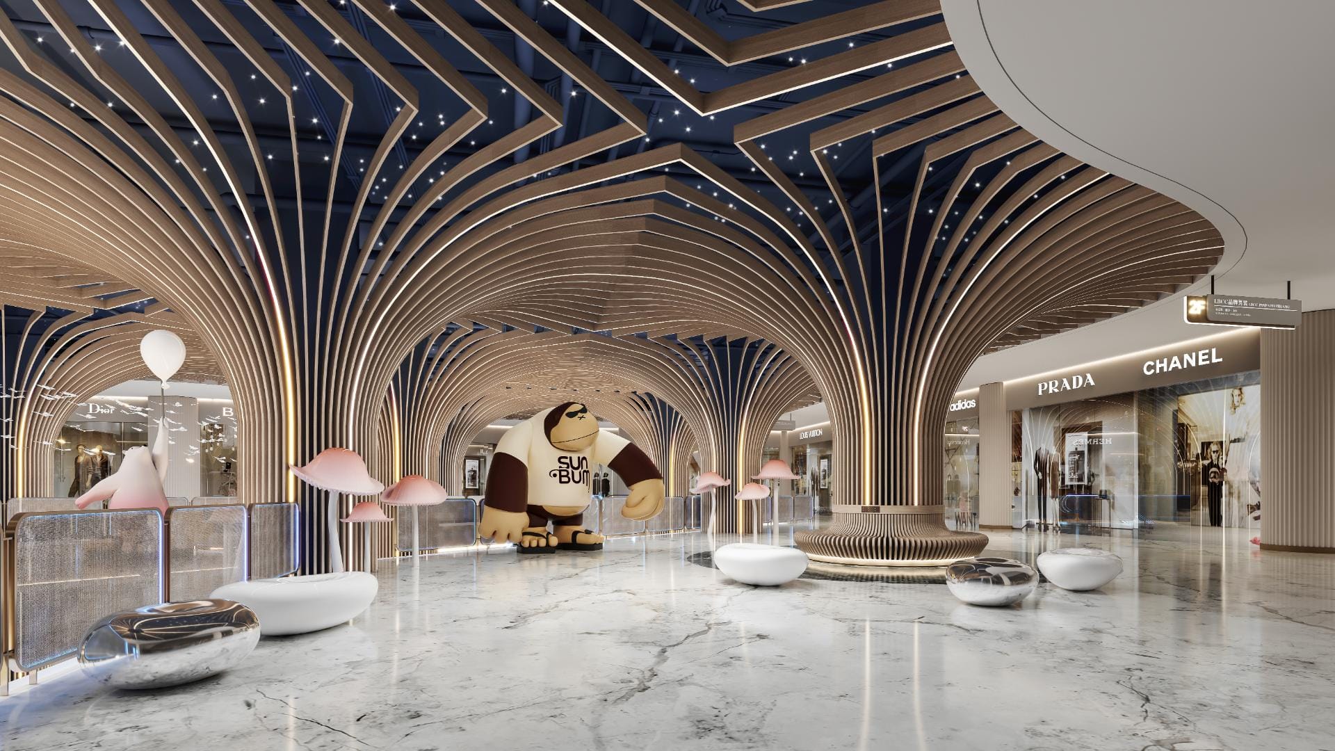 Mall prima square - Just Space international design